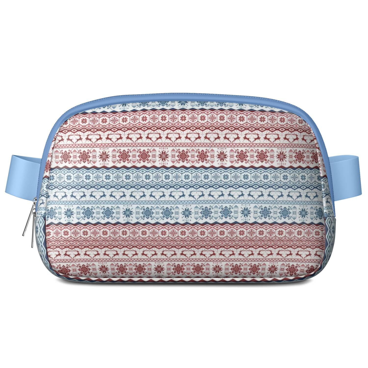 Christmas Folk Pattern Cute Fanny Packs for Women,Travel Waterproof ...
