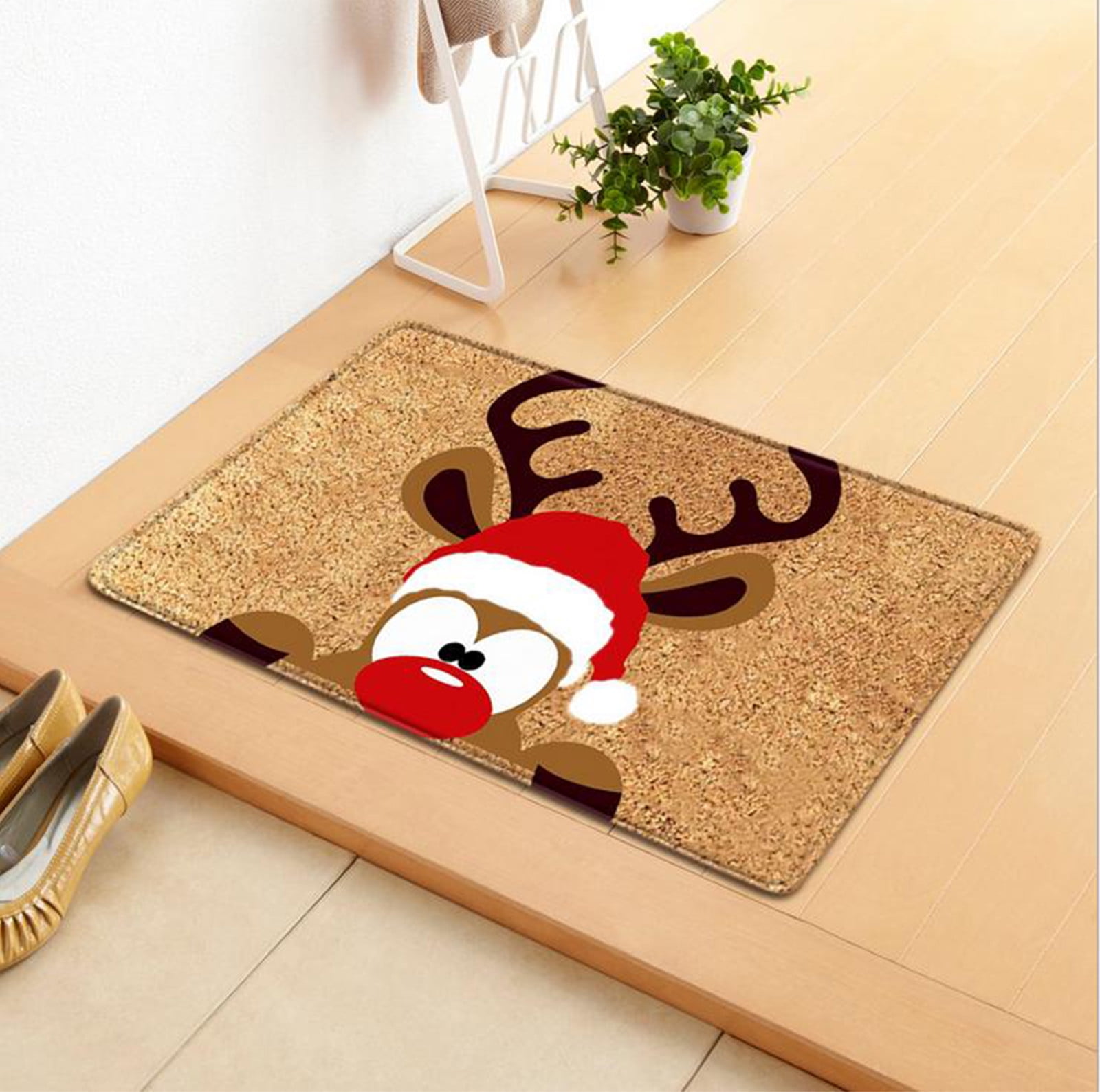 Christmas Front Door Carpet Festive Winter Snowman Doormat It's Cold ...