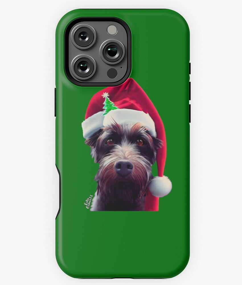 Christmas Funny Dog Holiday Humor Art Phone Case for iPhone 16 15 14 13 12 11 Pro Max - Walmart.com