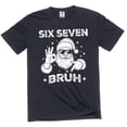 Christmas Funny Santa 6-7 Six Seven Tee Shirt social trend meme tee ...