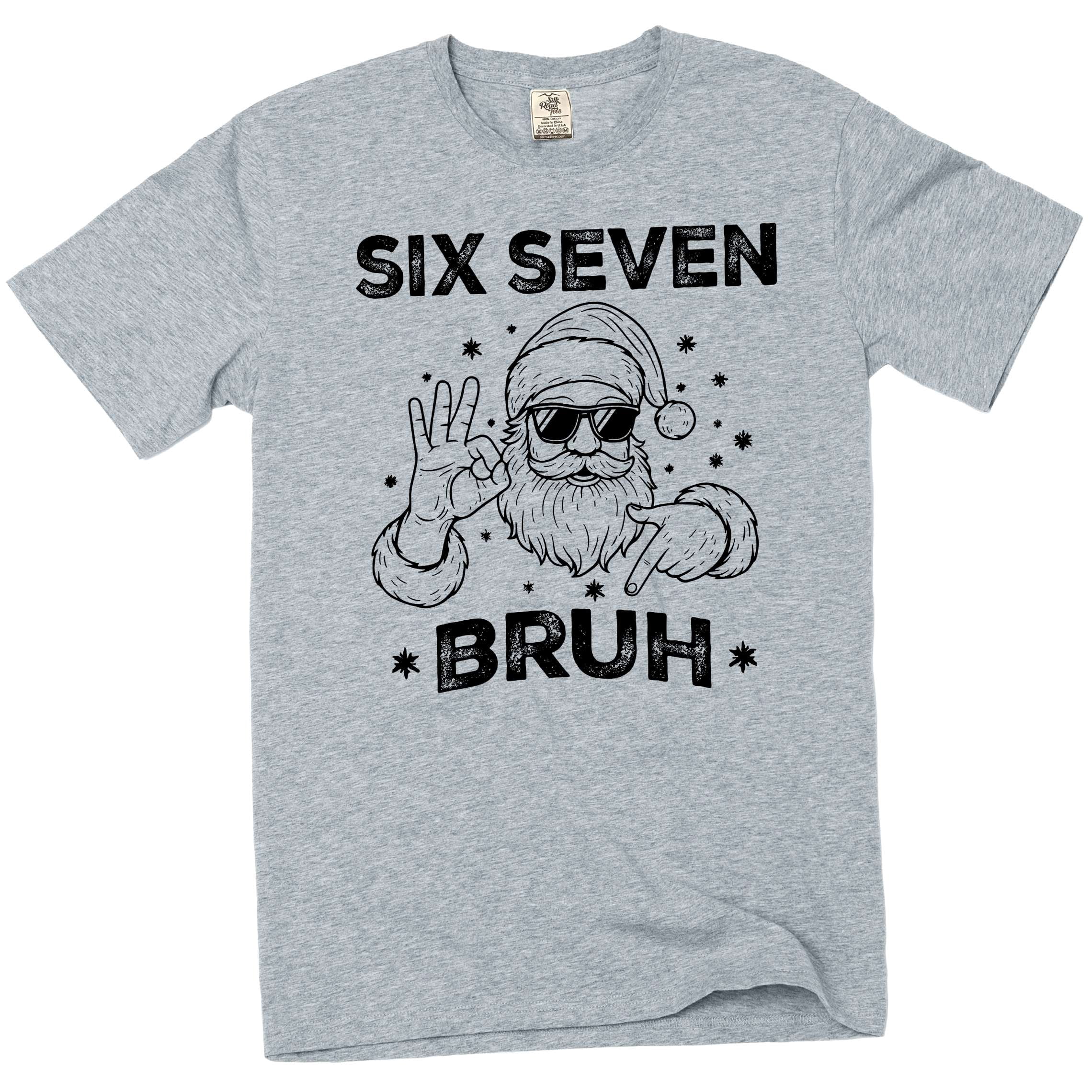 Christmas Funny Santa 6-7 Six Seven Tee Shirt social trend meme tee ...