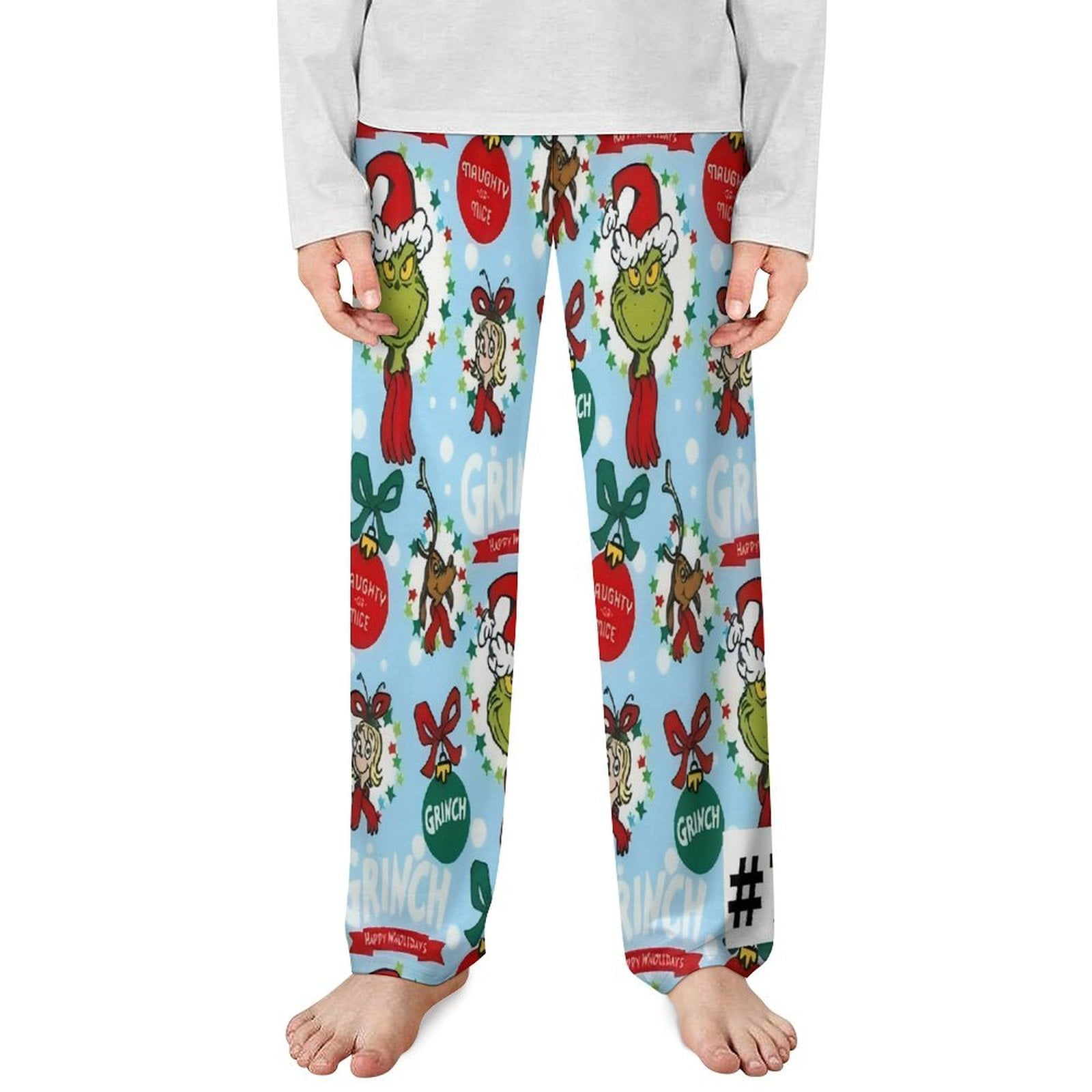Christmas G.rinch Pajamas Pants for Gils Kids Christmas Sleep Bottoms G ...