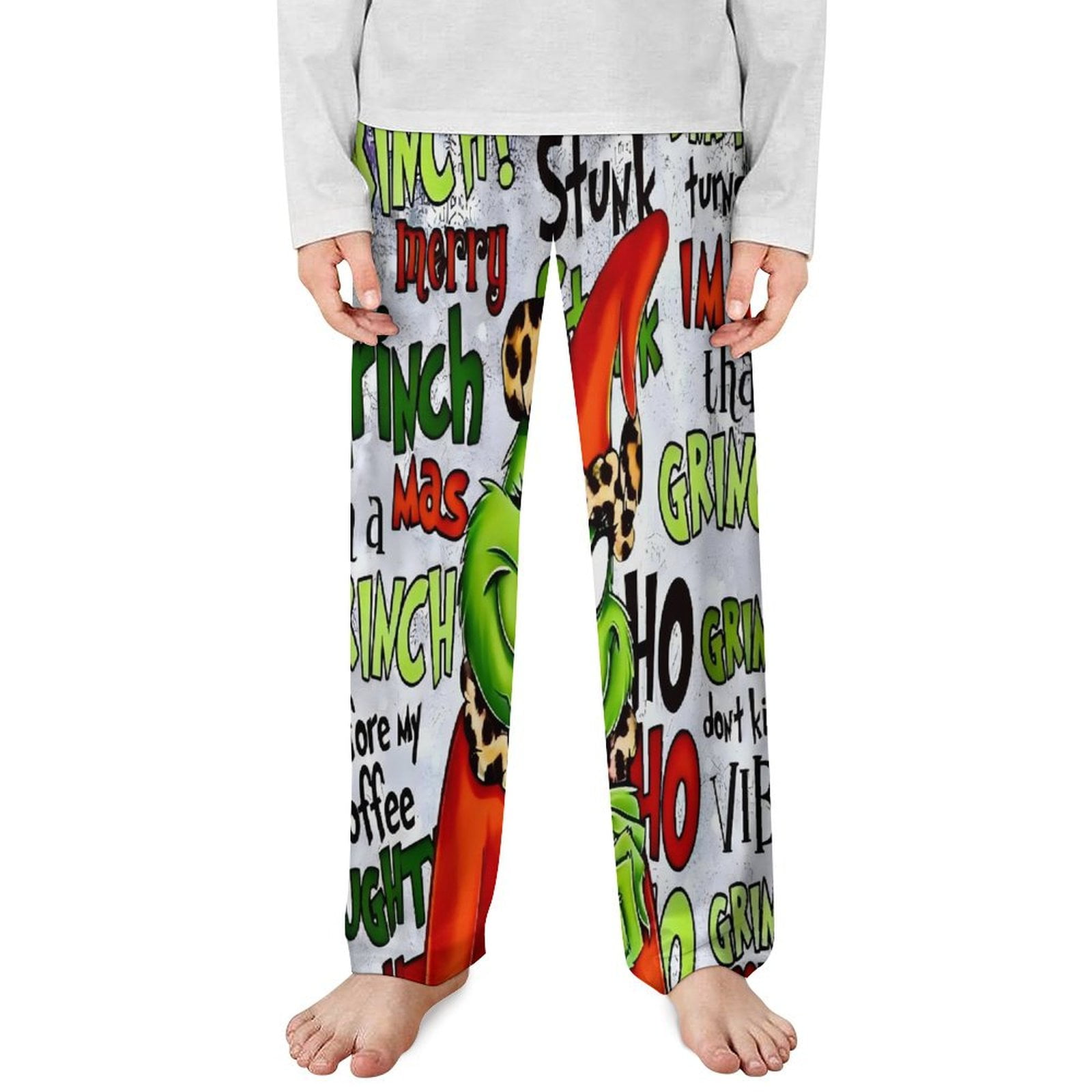 Christmas G.rinch Pajamas Pants for Gils Kids Christmas Sleep Bottoms G ...