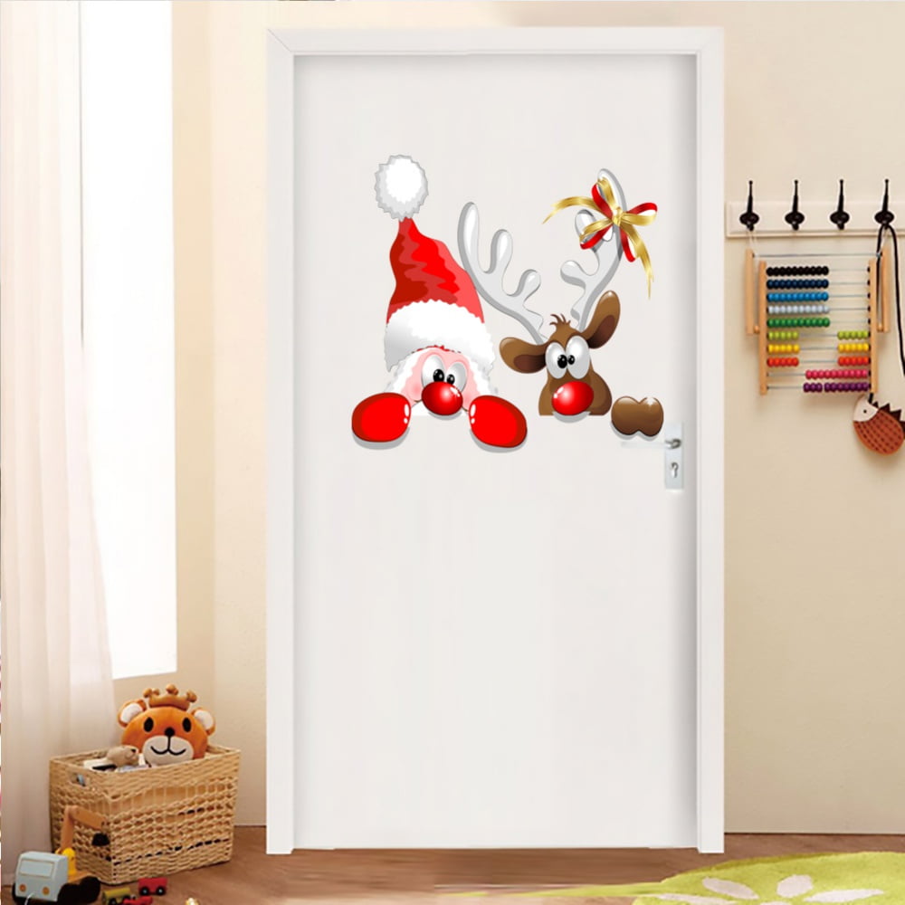 Christmas Garage Door Decorations Merry Christmas Garage Stickers ...