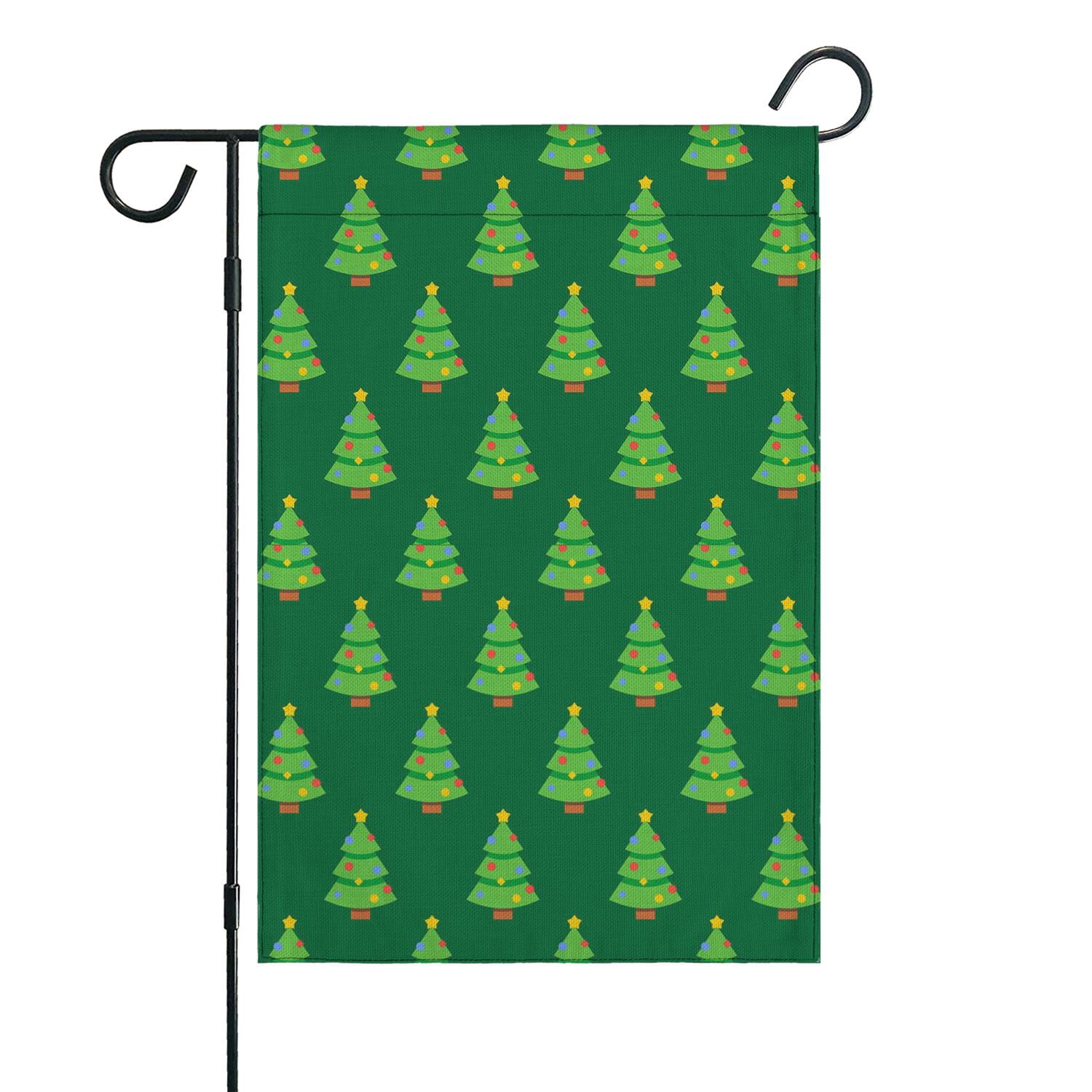 Christmas Garden Flag - Double Sided 12x18 Inch, Seasonal Outdoor Decor ...