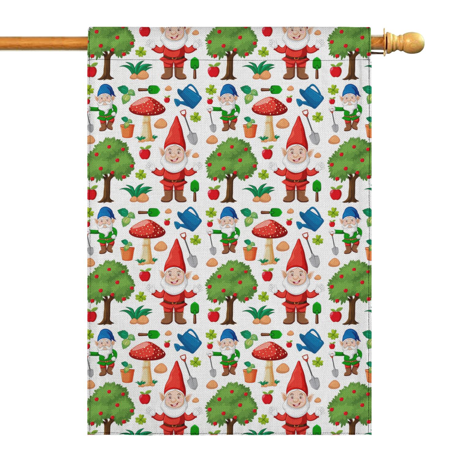 Christmas Garden Flag - Double Sided 28x40 Inch, Holiday Seasonal ...