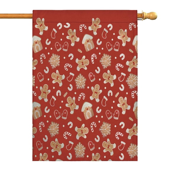 Christmas Garden Flag - Double Sided 28x40 Inch, Holiday Seasonal ...