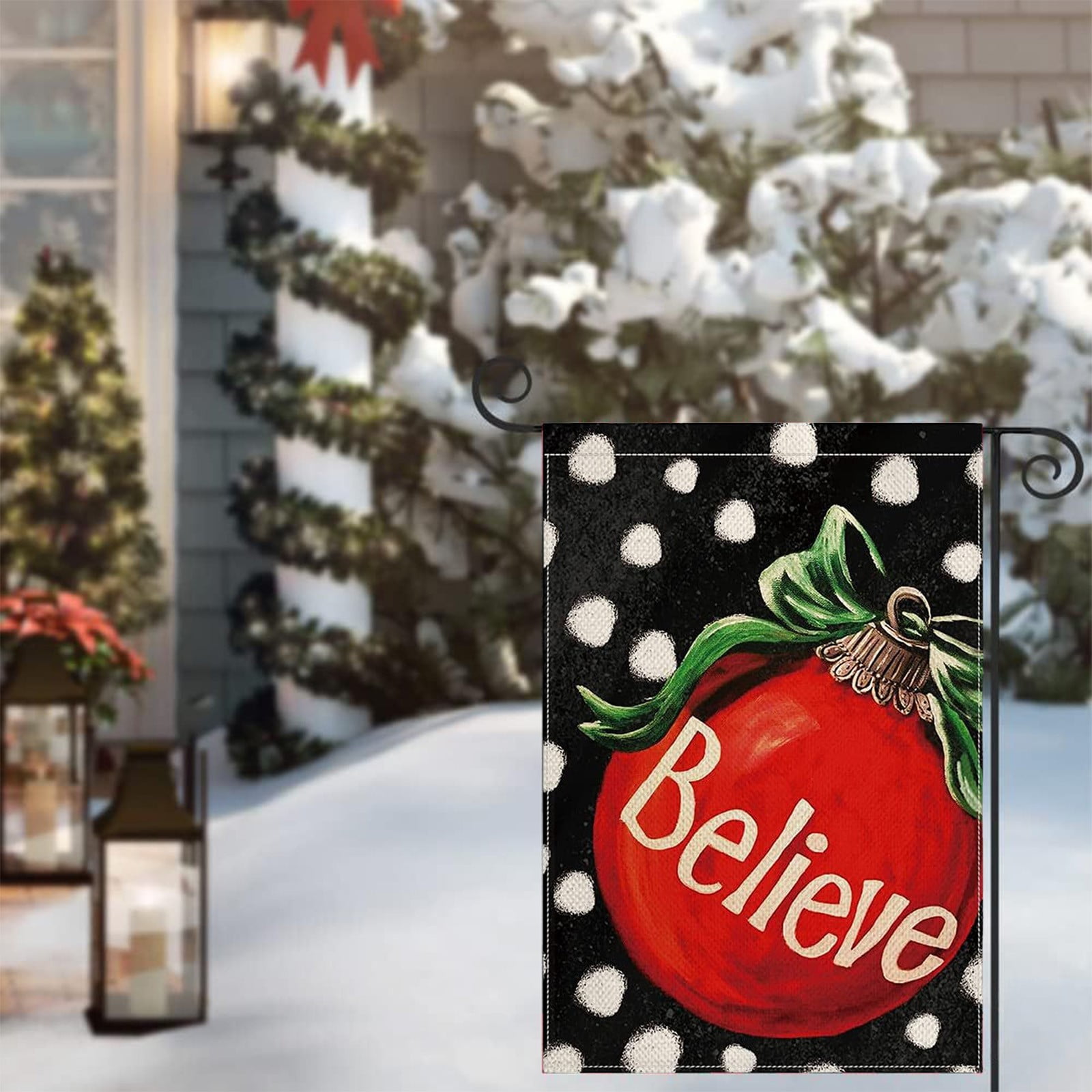 Christmas Garden Flag,Merry Christmas Garden Flags Double Sided ,Yard ...
