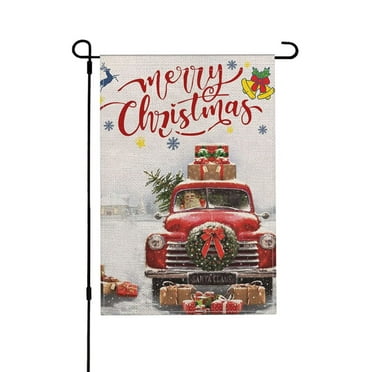 Newhomestyle Hello Winter Owls Family Garden Flag Vertical Double Sided ...