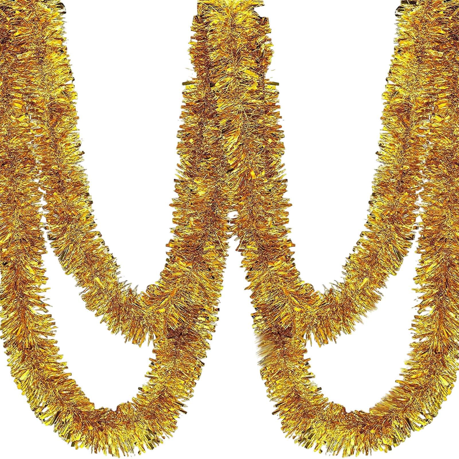 Christmas Garland Metal Twisted Wreath Hanging Garland Ornaments For ...