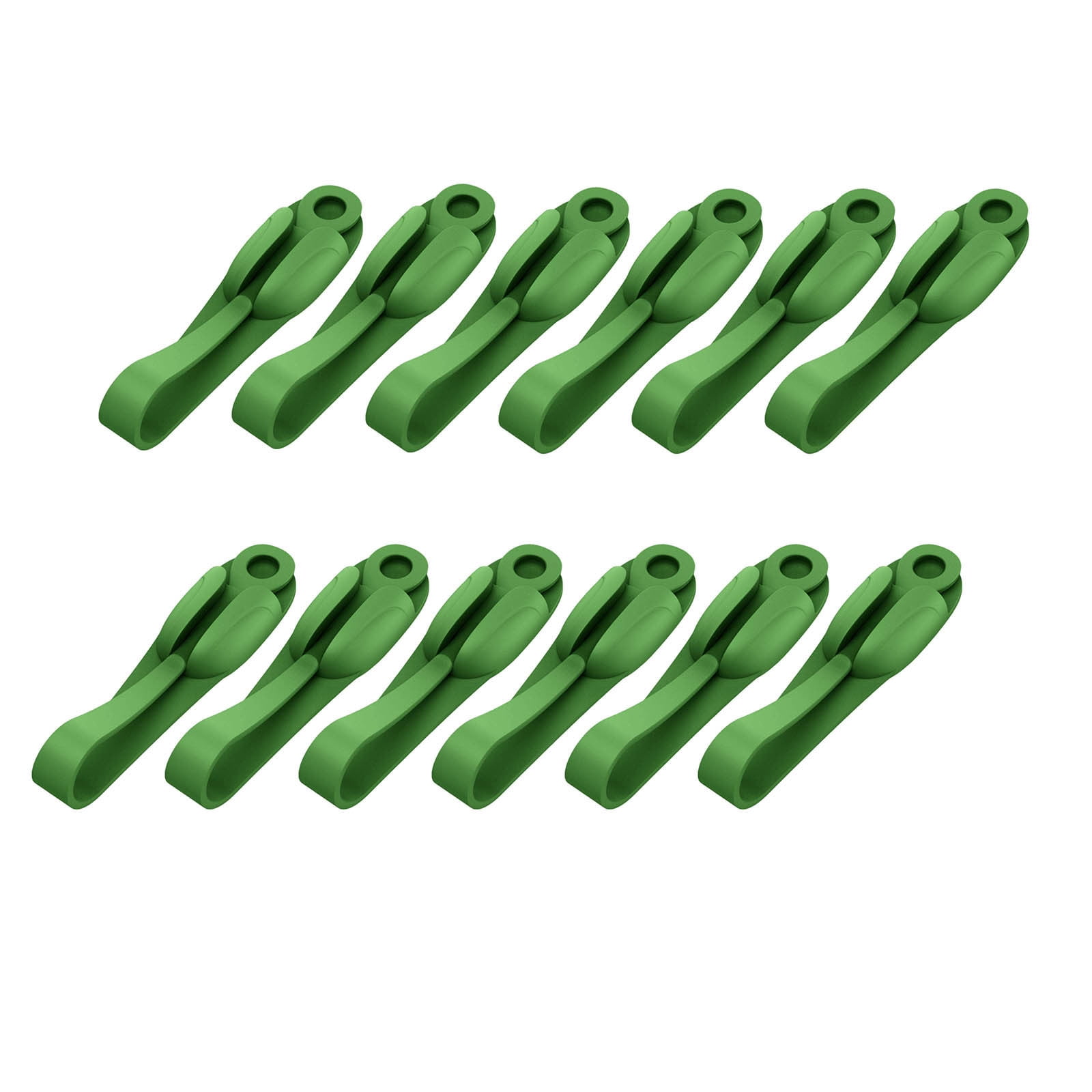 Christmas Garland Ties, Garland Hangers, Reusable Green Christmas ...