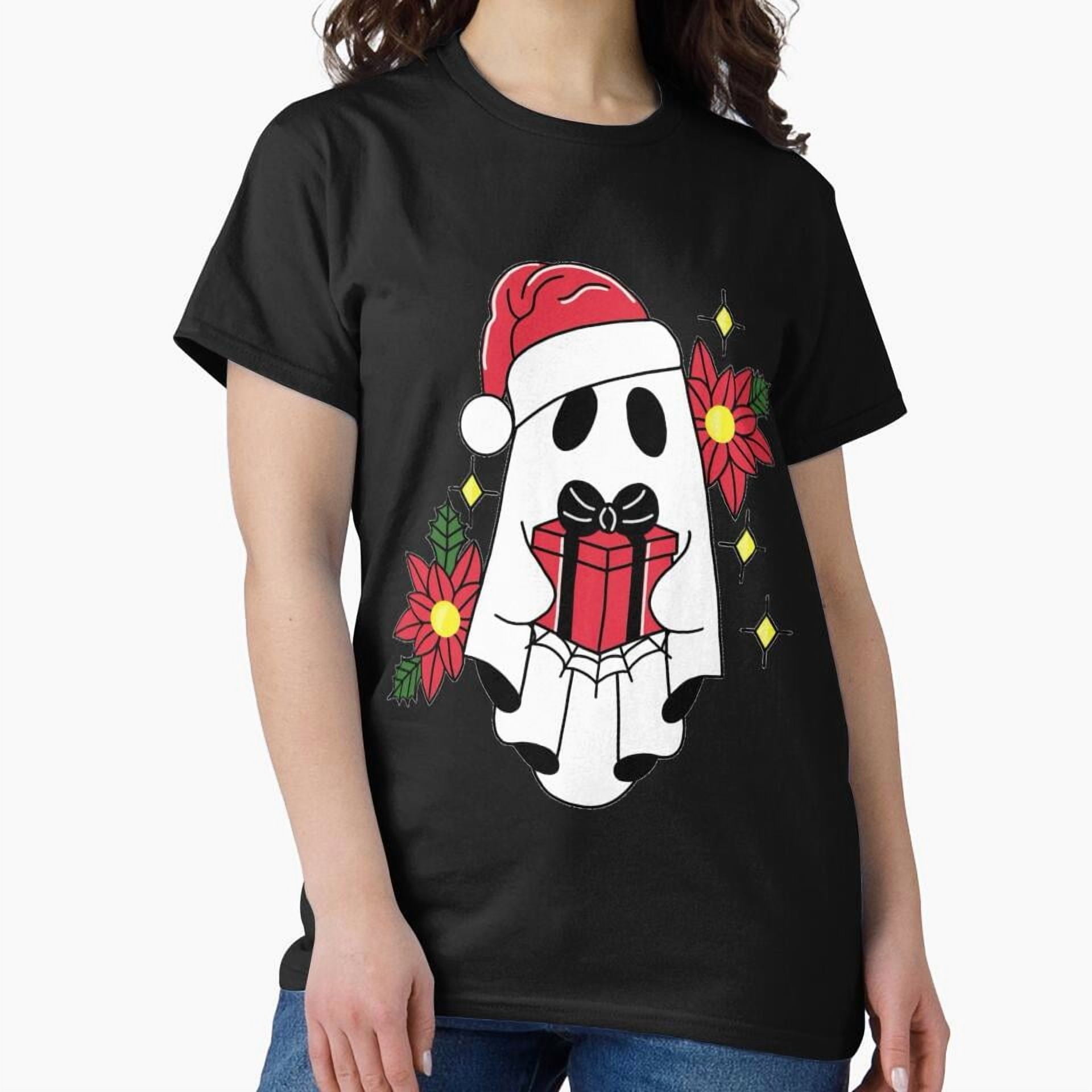 Christmas Ghost Funny Holiday Spirit Apparition H24320 T-Shirt, for Men ...