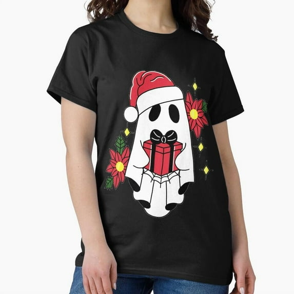 Christmas Ghost Funny Holiday Spirit Apparition H24320 T-Shirt, for Men ...