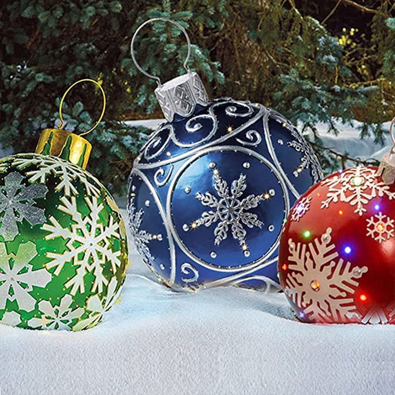 Christmas Giant Inflatable Decorated Ball - Extra Large Outdoor ...
