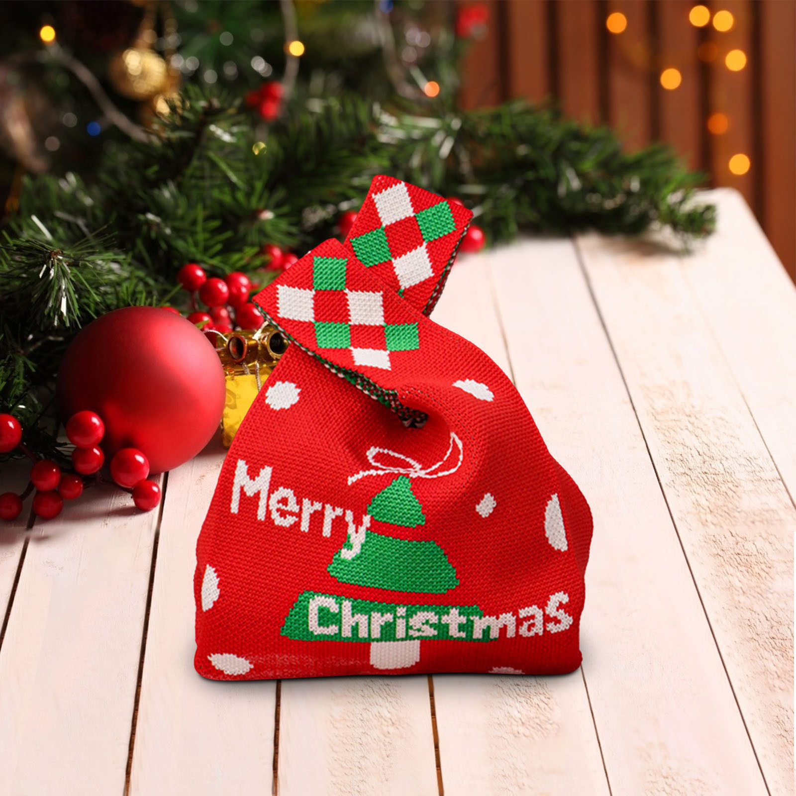 Christmas Gift Bag Christmas Eve Apples Bag Christmas Decoration ...
