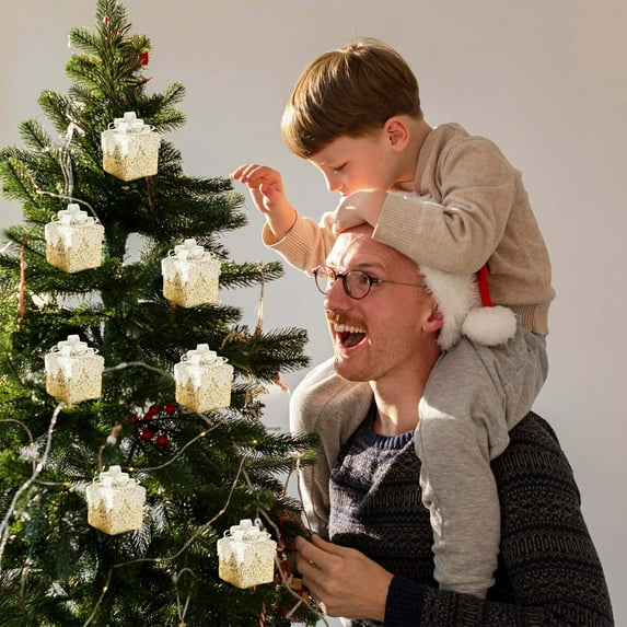 Christmas Gift Box Ornament Decoration | Foam Openwork Design | Tree ...