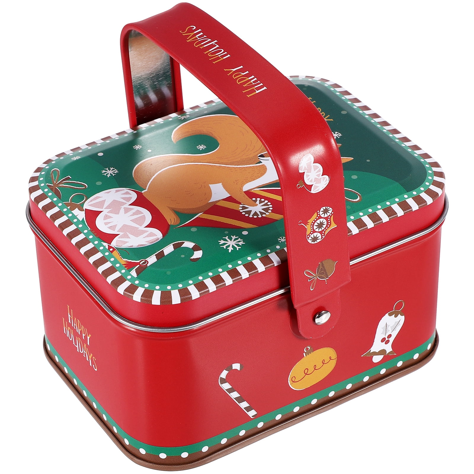 Christmas Gift Box Sweet Container Boxes Tins Food Containers with Lids ...