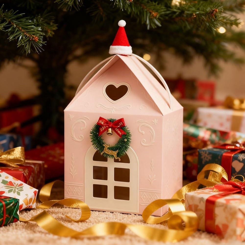 Christmas Gift Boxes, Boxes for Gifts | 3D Christmas Cottage House for ...