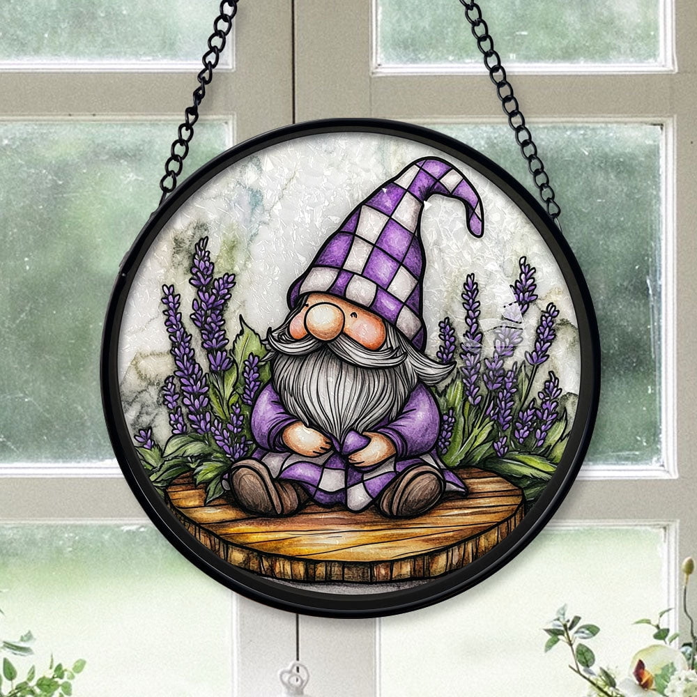 Christmas Gift Bundle - Purple Gnome Elf Lavender Painted Flowers All ...