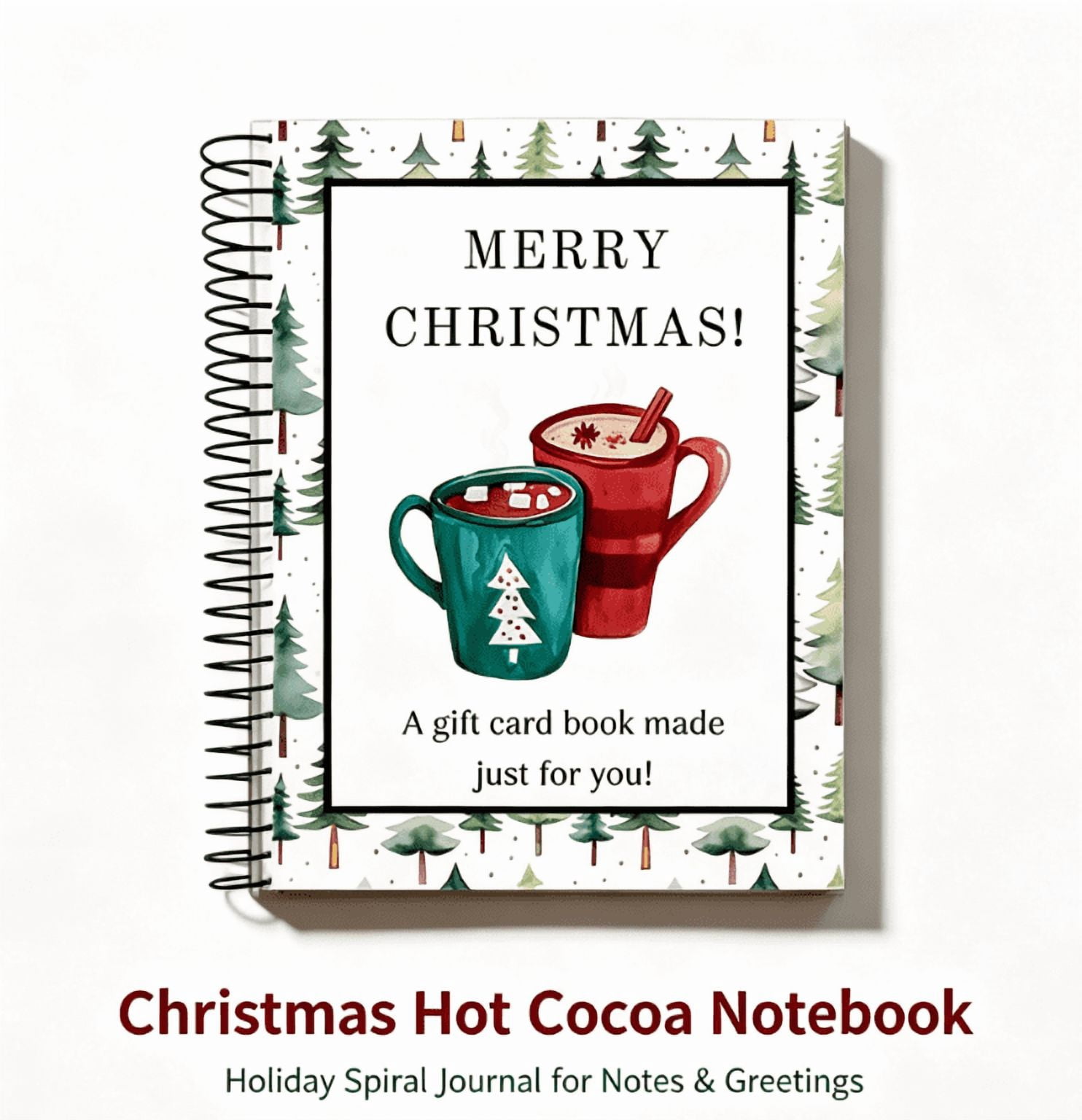 Christmas Gift Card Book - Surprises On Every Page, DIY Spiral-Bound ...
