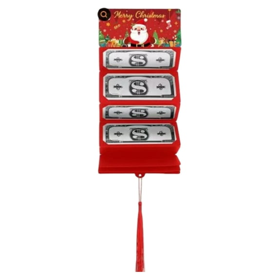 Christmas Gift Envelope With 10 Slots Diy Cash Card Holder Folding ...