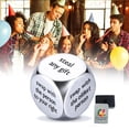 SWAJUJA, Metal Dice D6 with Tin Storage Box for Gift Exchange, Group ...