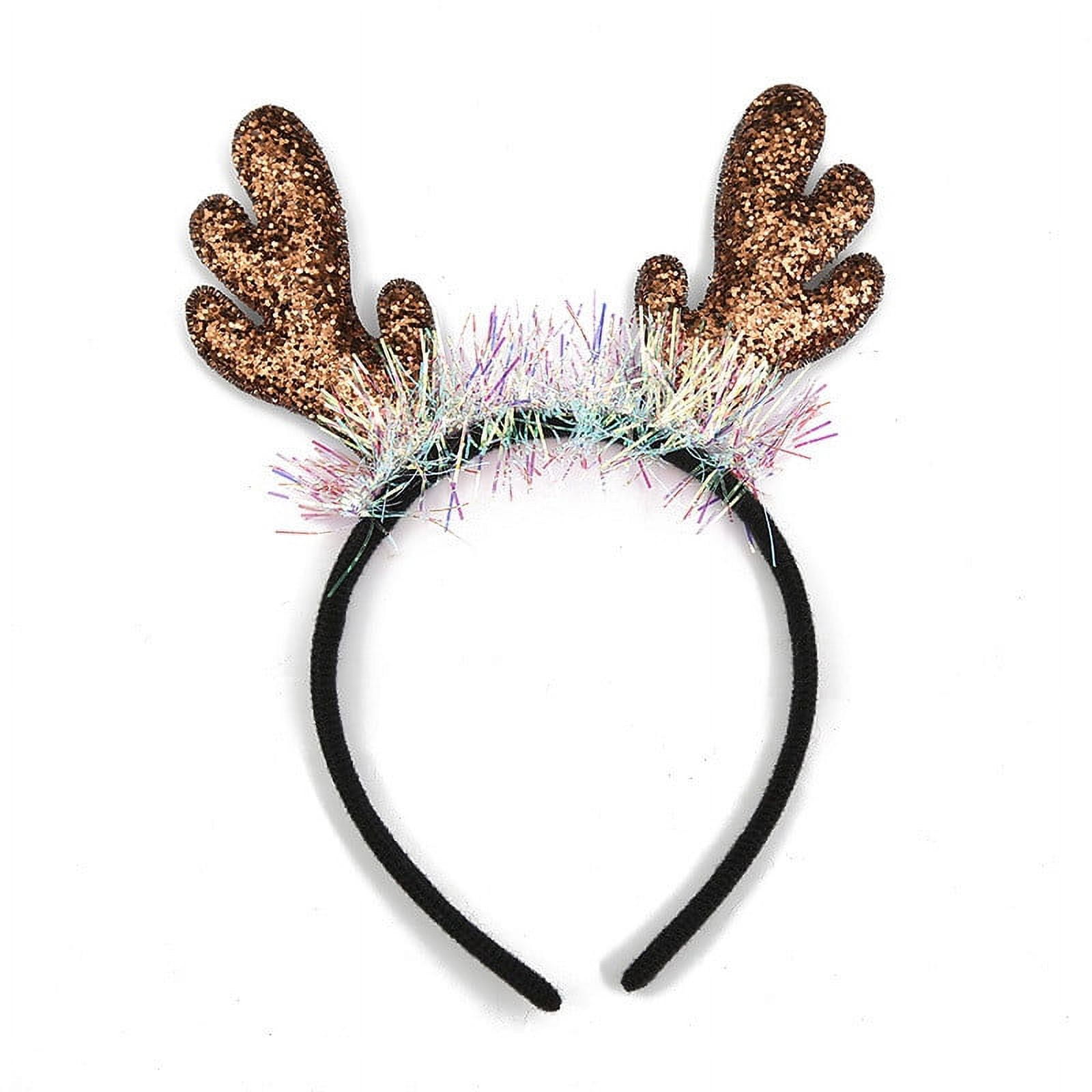 Christmas Gift Headbands, Brown Reindeer Antler Head Bopper, Head ...
