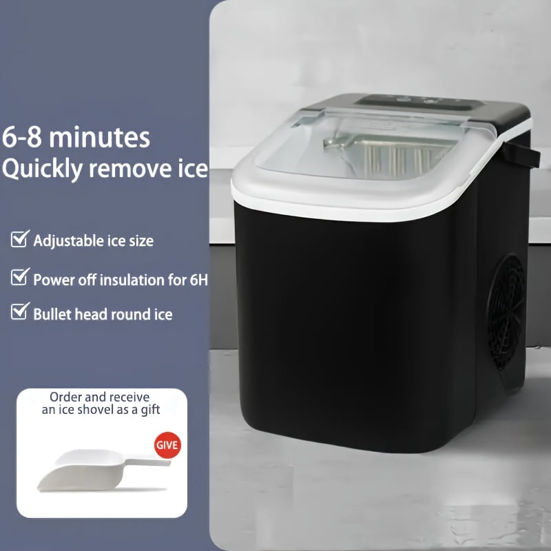 Christmas Gift Ice Maker Countertop, 9 Cubes Ready In 7 Mins, 20lbs In ...