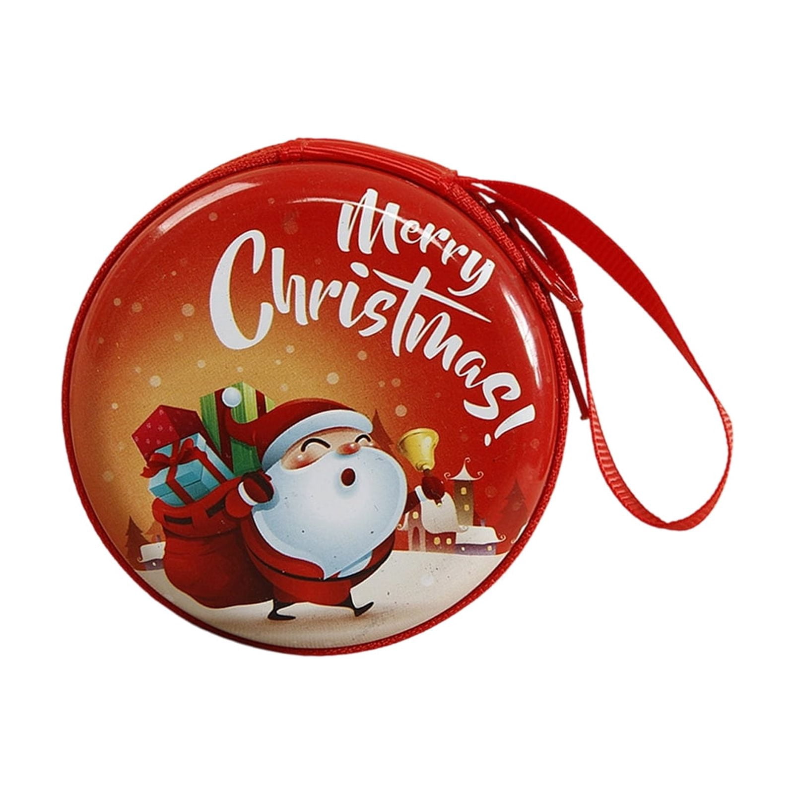 Christmas Gift Kids Cartoon Coin Purse Sturdy Tin Materials Pocket ...