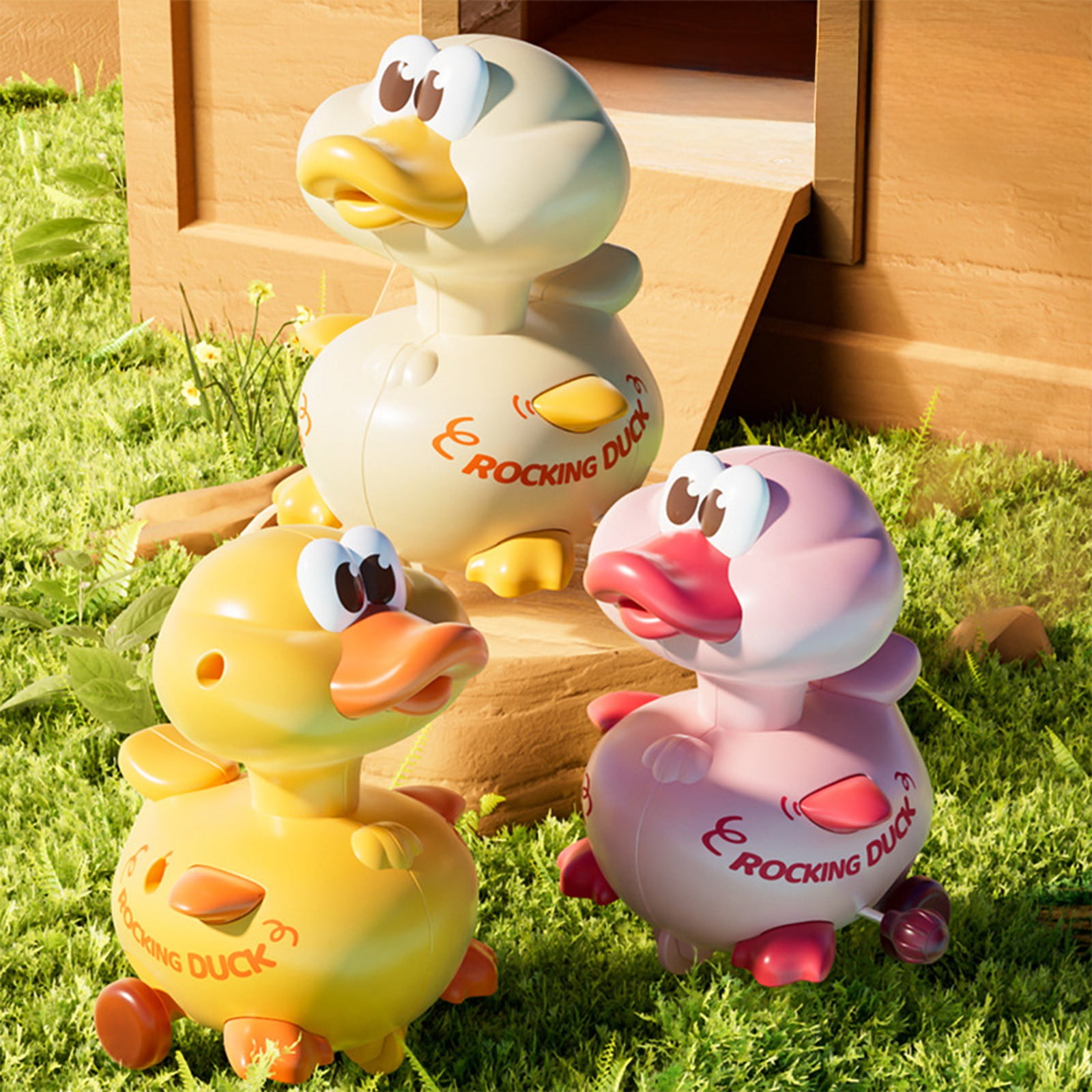 Christmas Gift for Kids Wind Up Rocking Animals Toy For Infants ...