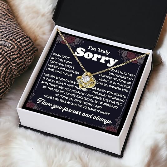 Christmas Gift with Message Card and Gift Box, Apologize Gift For Wife ...