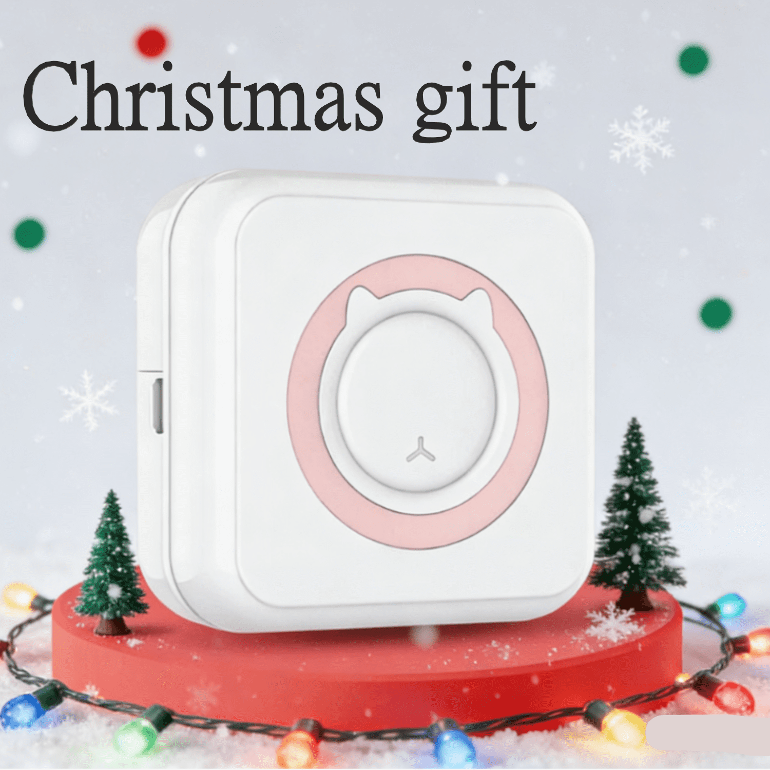 [Christmas Gift] Mini Printer Print Pods Portable Thermal Inkless Maker ...