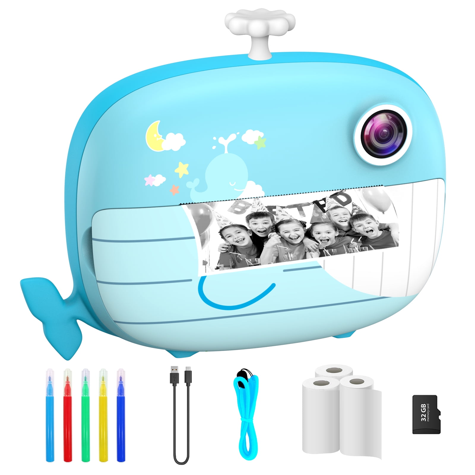 Christmas Gift Toys Camera for Boys Girls Instant Digital Photo ...