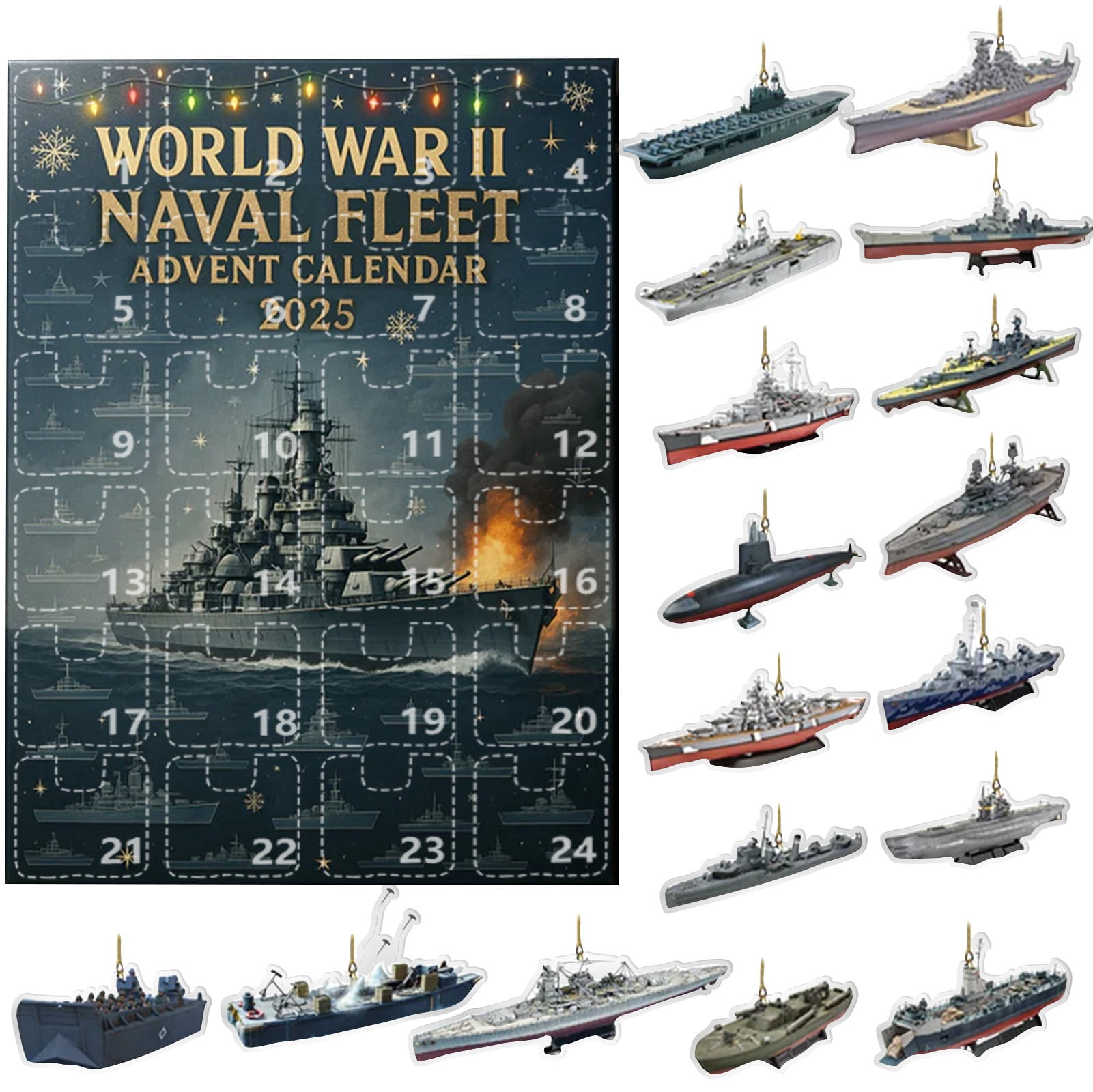 Christmas Gift-Wwii Naval Fleet Advent Calendar 2025 – 24 Days of ...