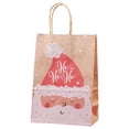 Christmas Gift bags 12.6" x 10.3" x 4.7'' Kraft Paper Bags with Handles ...