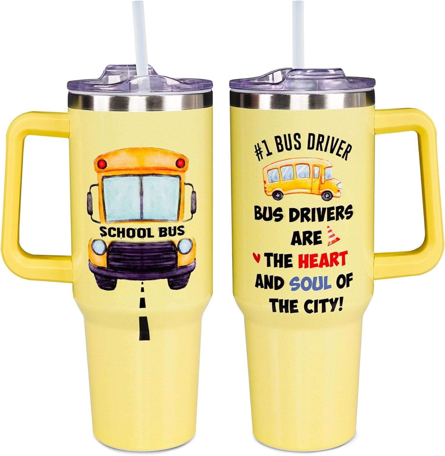 Christmas Gifts for Bus Drivers, School Bus Driver Tumbler 40 OZ ...