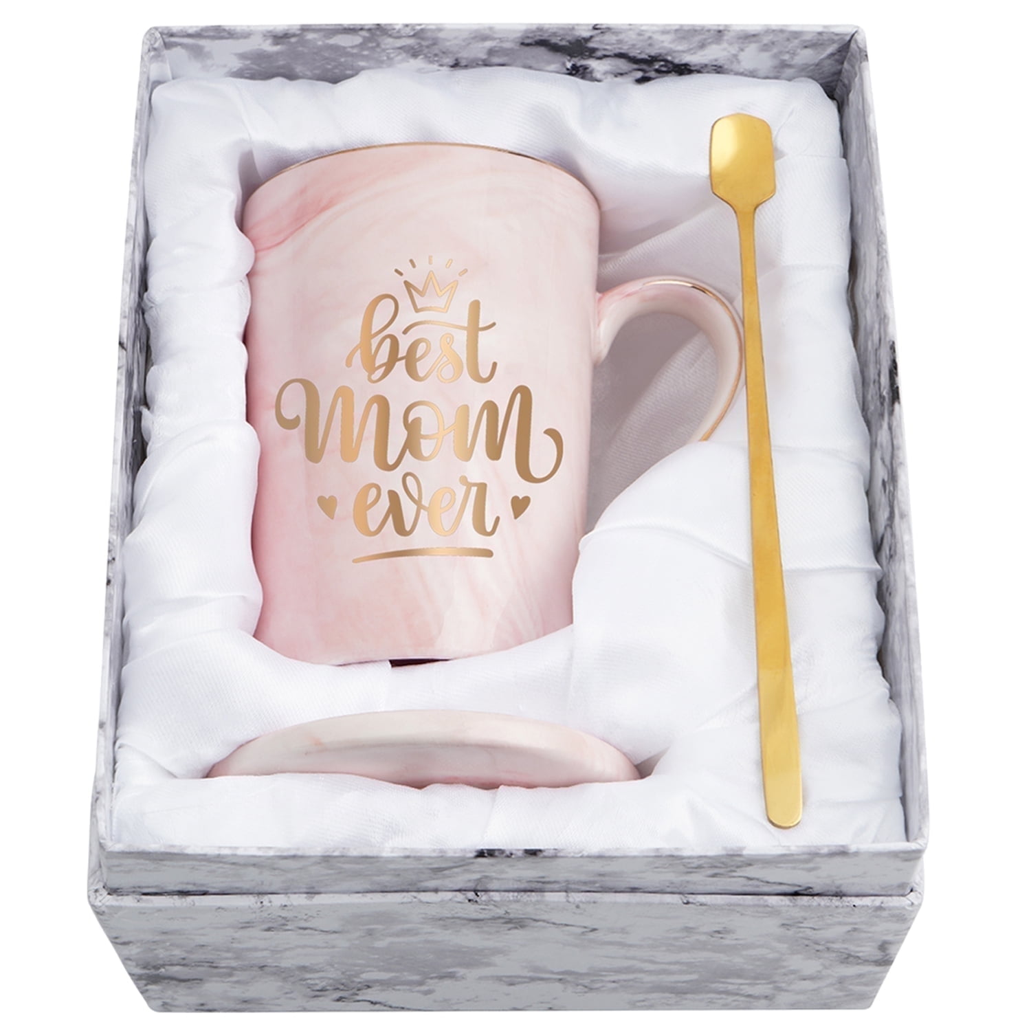 Gifts for Mom - DawnJoanHD Pink Best Mom Ever Coffee Mug, Mom Gifts ...