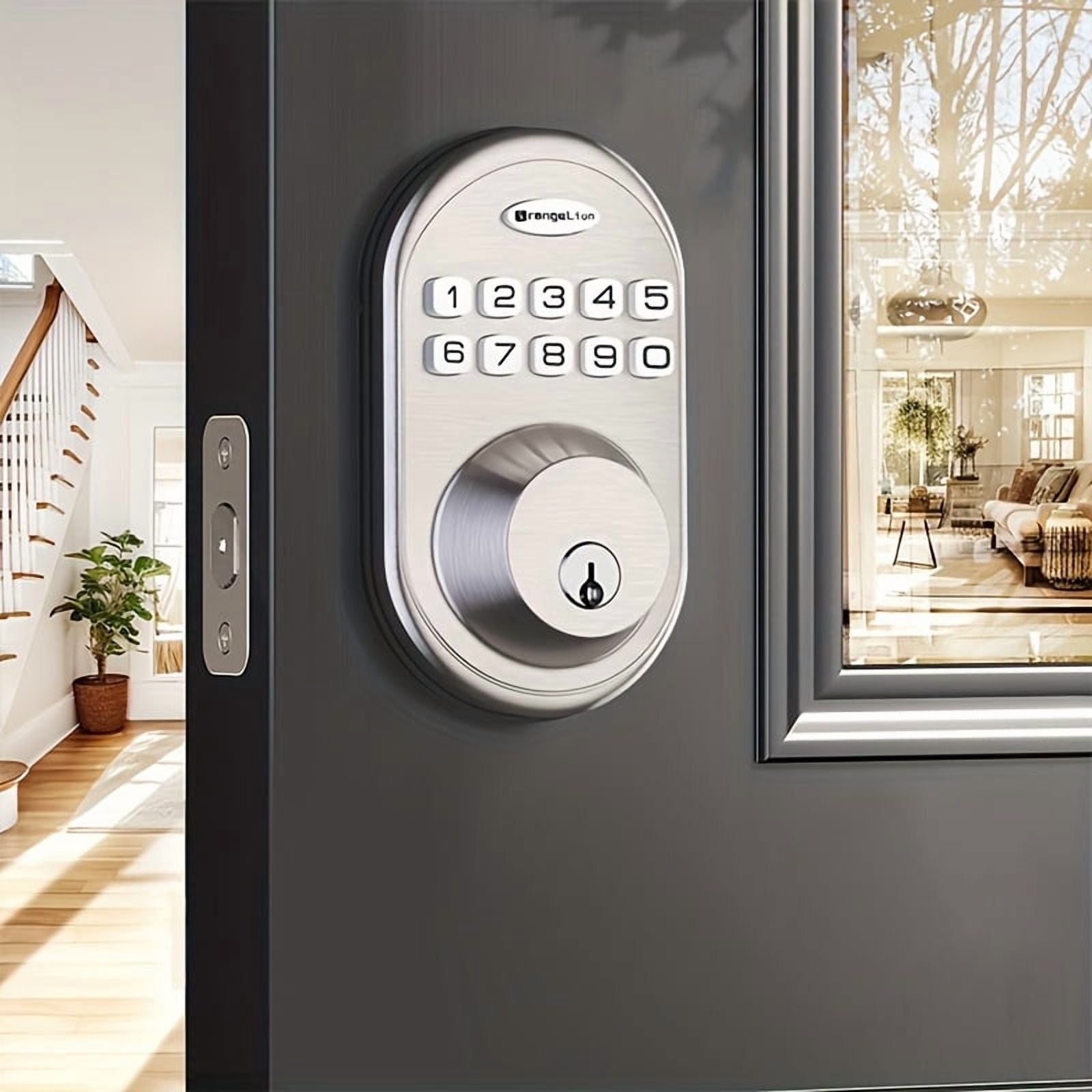 Christmas Gifts, Door Lock, Smart Lock For Front Door, Keyless Entry ...