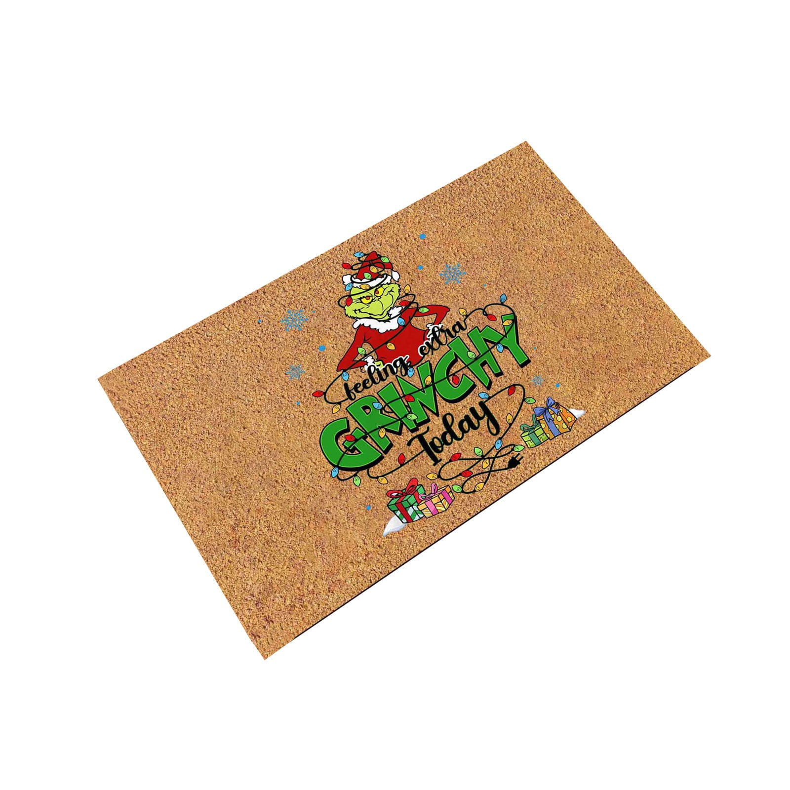 Christmas Gifts Grinch Christmas Festive Holiday Doormat With Humorous ...