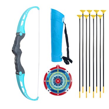 Growsly Kids Archery Set with LED Flash Lights Includes 14 Suction Cup ...