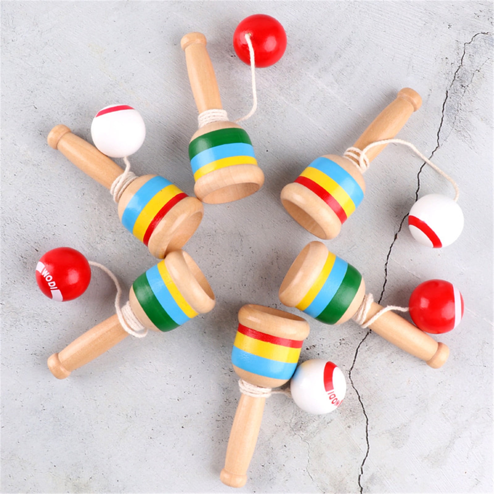 Christmas Gifts for Kids Toys Clearance Wood Catch Ball, Cup and Ball ...
