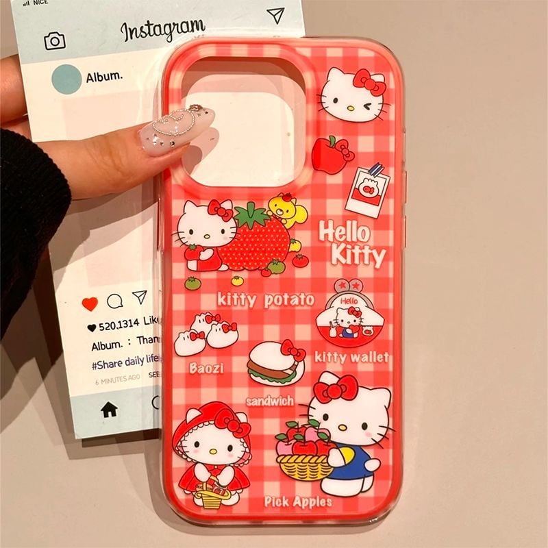 Christmas Gifts Sanrio Phone Case for iPhone 16 15 14 13 12 11 Cute ...