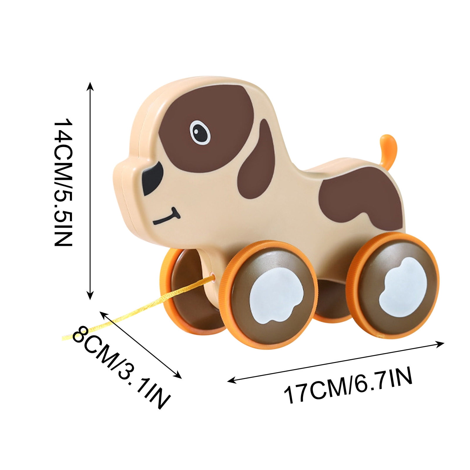 Christmas Gifts Toys Clearance Wooden Animal Pull Along Toy, Walking ...