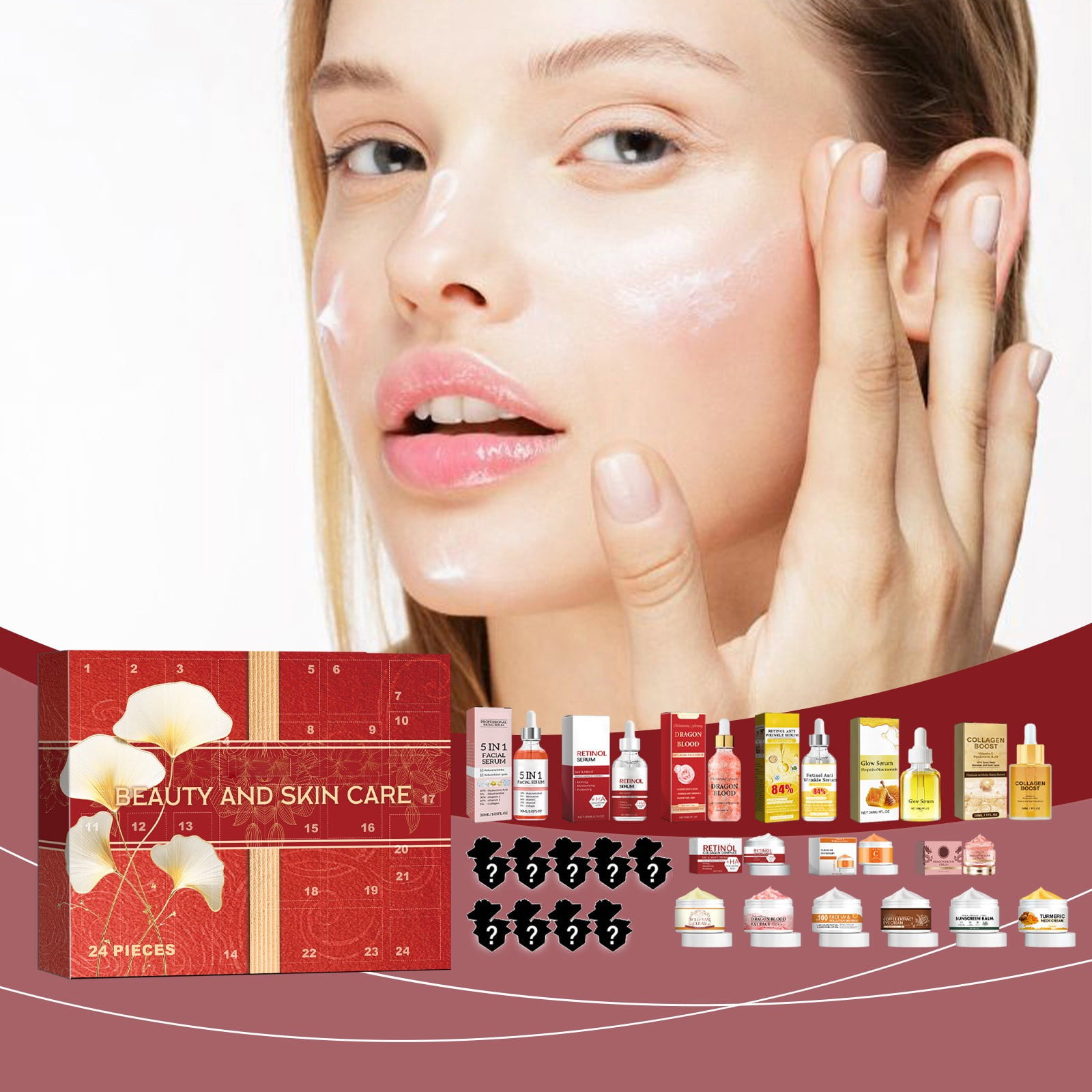 Christmas Gifts for Women Beauty and Skin Care Box(24pc) Moisturizing ...