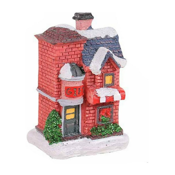 Christmas Gifts for Teens Decorations Resin Hut Colorful Luminous House ...