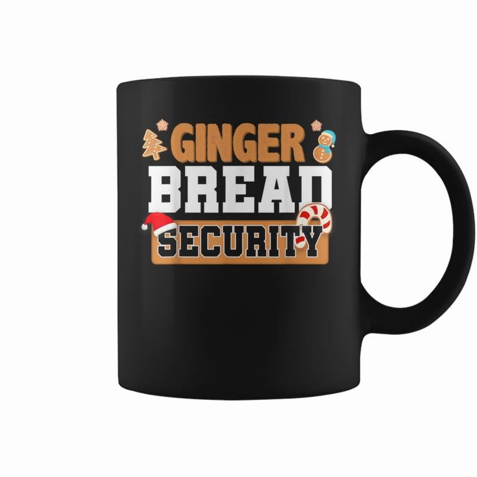 Christmas Ginger Bread Man Dads Cookie Baking Crew Security Coffee Mugs ...