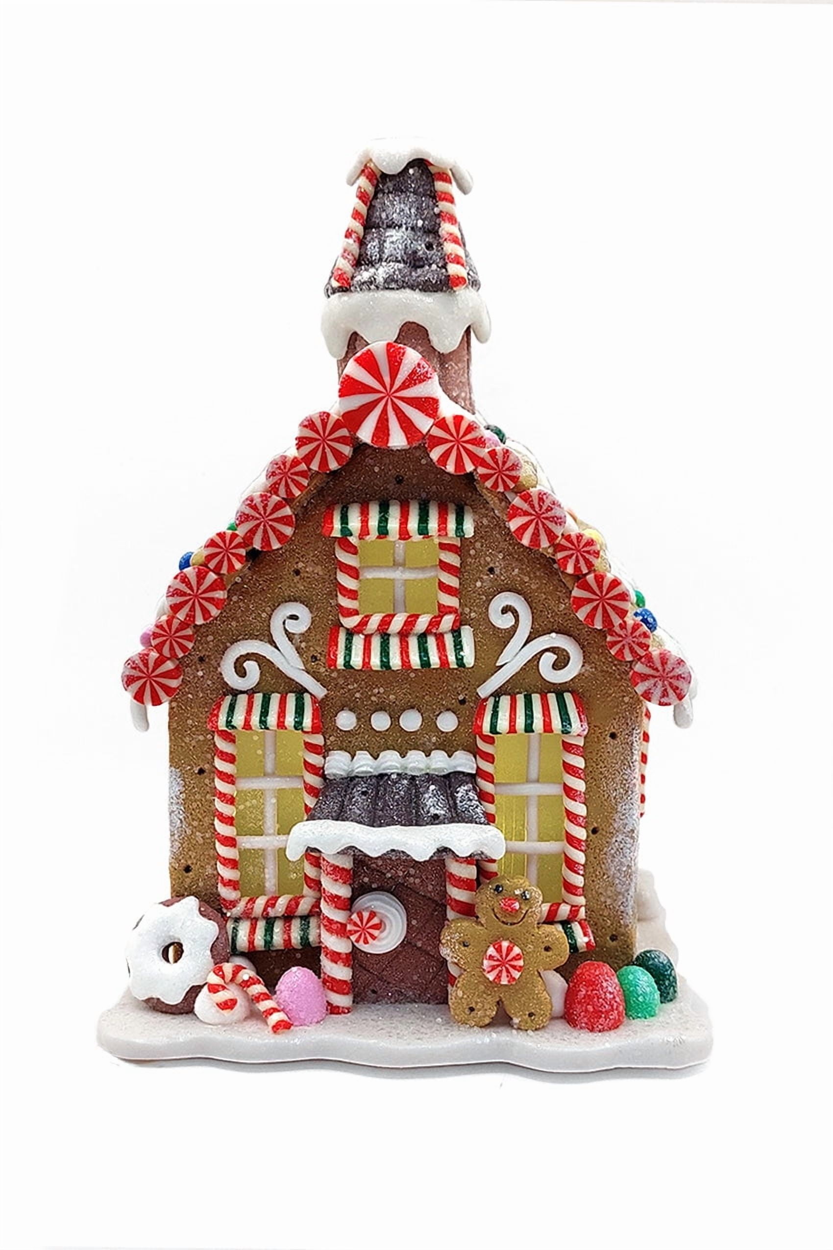 Christmas Gingerbread Candy House. Wizardi Festive Decoration F07-N2-21 ...