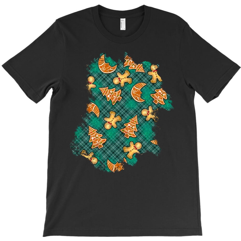 Christmas Gingerbread Cookies Funny Patch Holiday Baking Graphic T ...