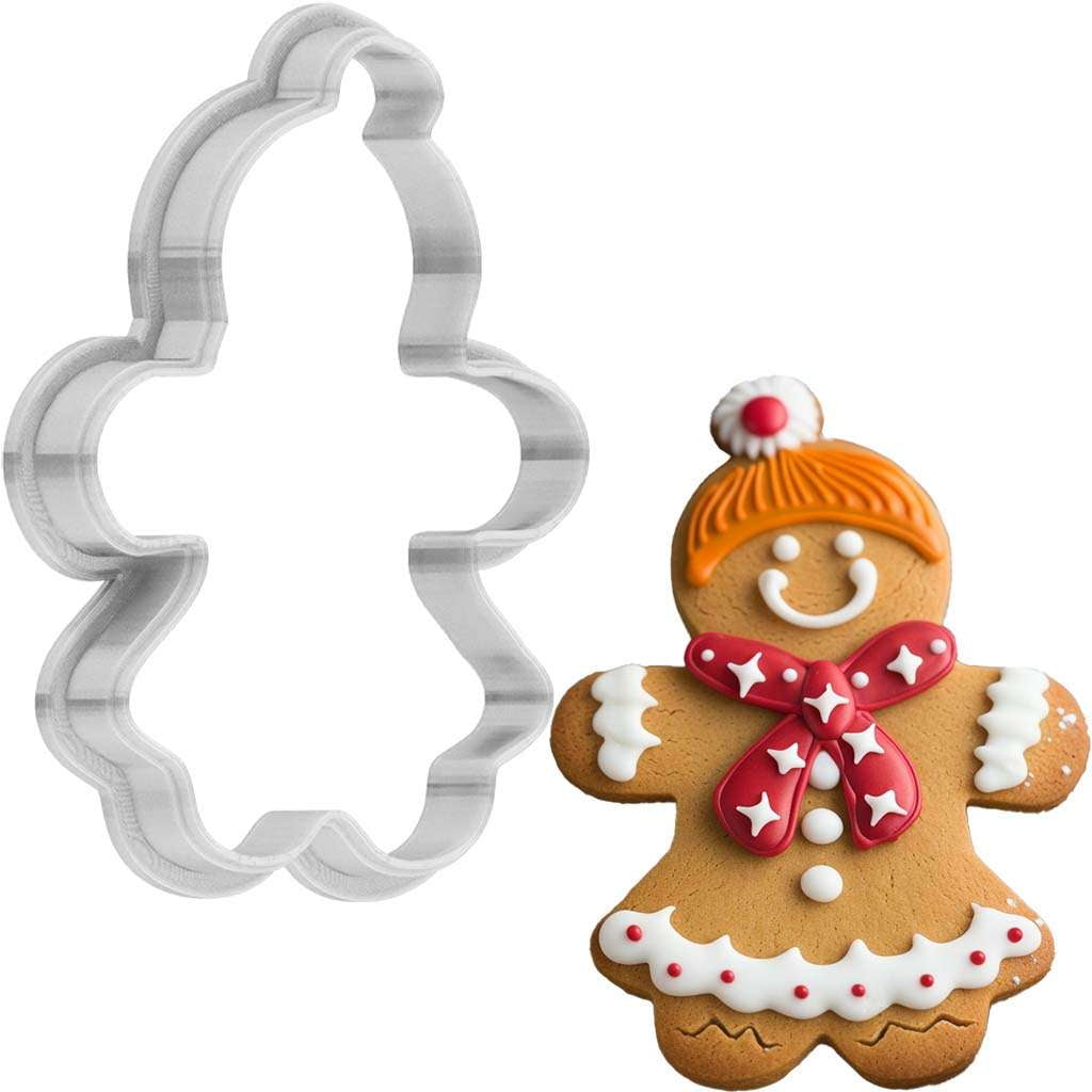 Christmas Gingerbread Girl Cookie Cutter 4 Inch Made in USA by ...