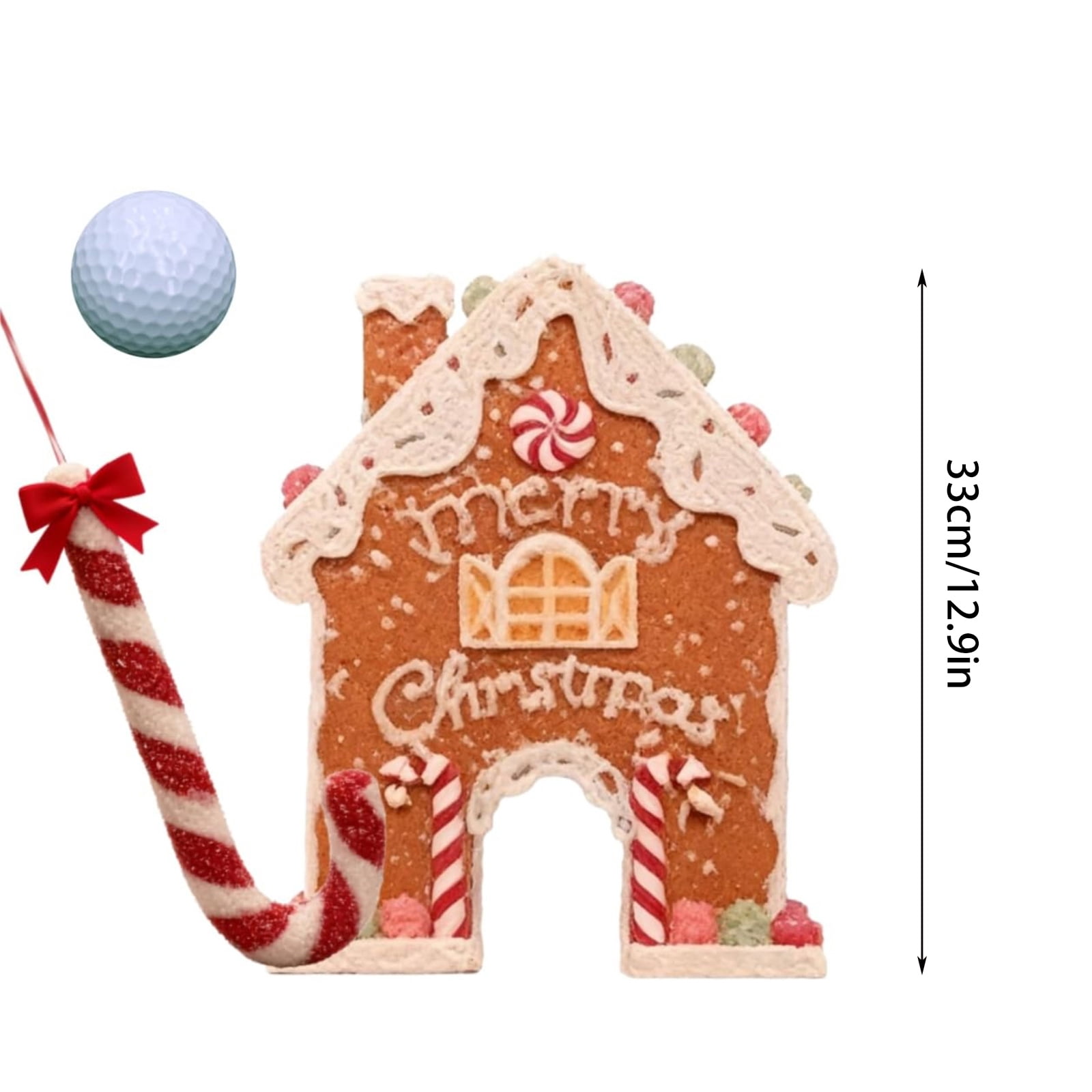 Christmas Gingerbread Golf Game Set, Indoor Gingerbread Mini Golf Game ...